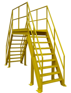 Walkover Bridge for Easy Crossover of Conveyors - Aura Systems Inc.